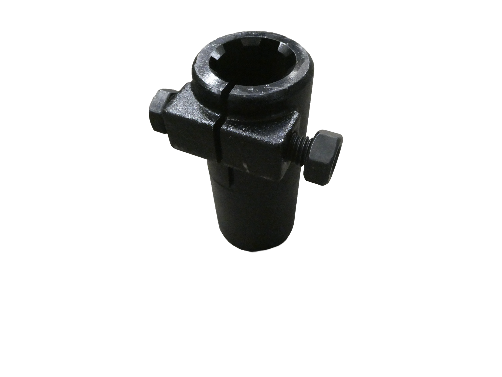 PTO Bolt Clamp Sleeve - 1 3/8" Female 6 Spline x 25mm Round Bore