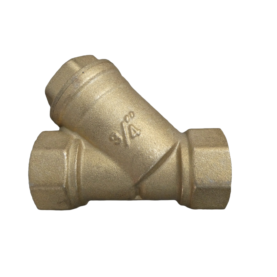 3/4" Brass Inline Y Filter