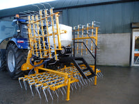 Spring Tine Harrow With Air Seeder