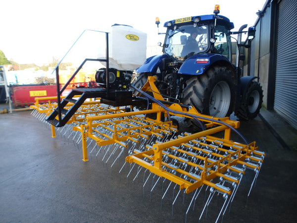 Spring Tine Harrow With Air Seeder