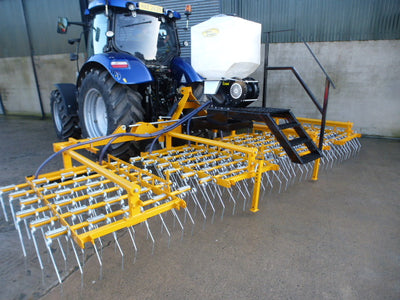 Spring Tine Harrow With Air Seeder