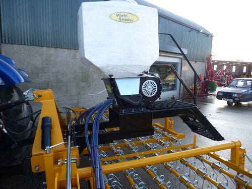 Spring Tine Harrow With Air Seeder