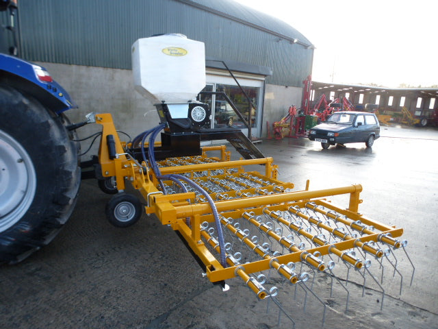 Spring Tine Harrow With Air Seeder